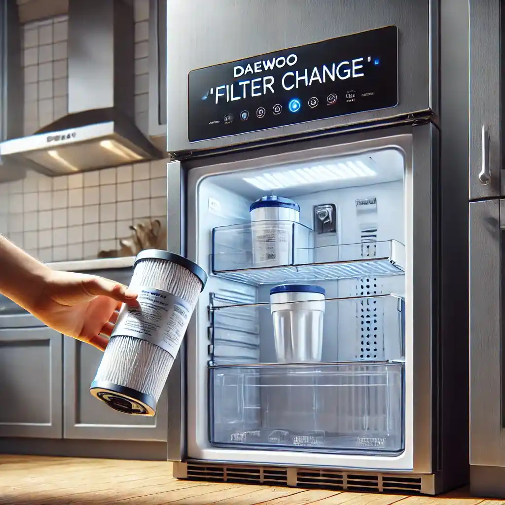 ارور فیلتر چنج یخچال دوو : زمان فرارسیدن تعویض سریع فیلتر آب